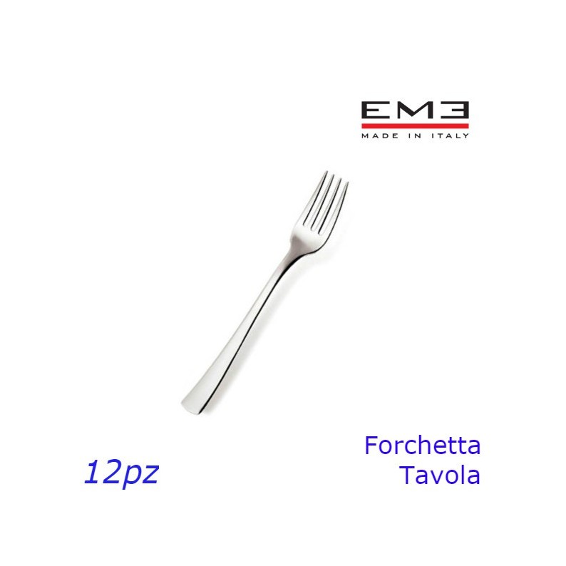 FORCHETTA TAVOLA ACCIAIO INOX ALFA 12 Pz